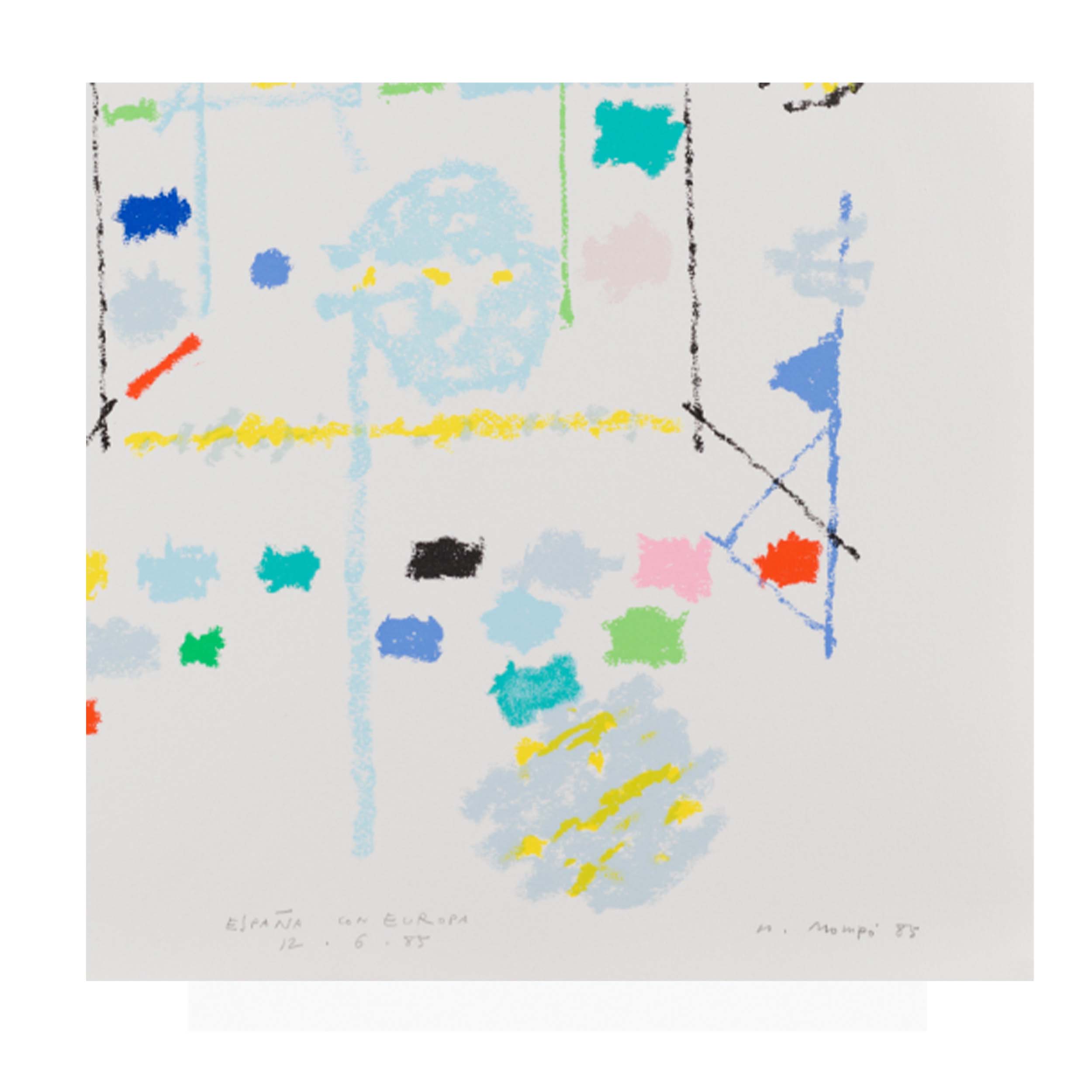 Mompó Litography " España con Europa " – Findings Gallery